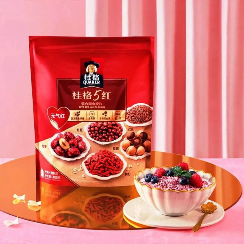 Quaker 5 Red Mixed Instant Oatmeal, 480g — Exotic Snacks Company