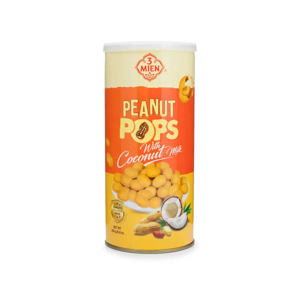3 Mien Peanut Pops with Coconut Milk, 250g — Exotic Snacks Company