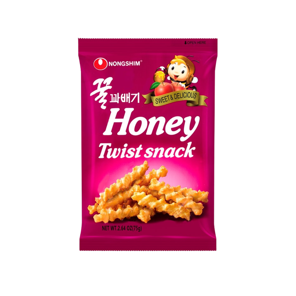 Nongshim Honey Flavored Twisted Snack - 75g - Exotic Snacks Company