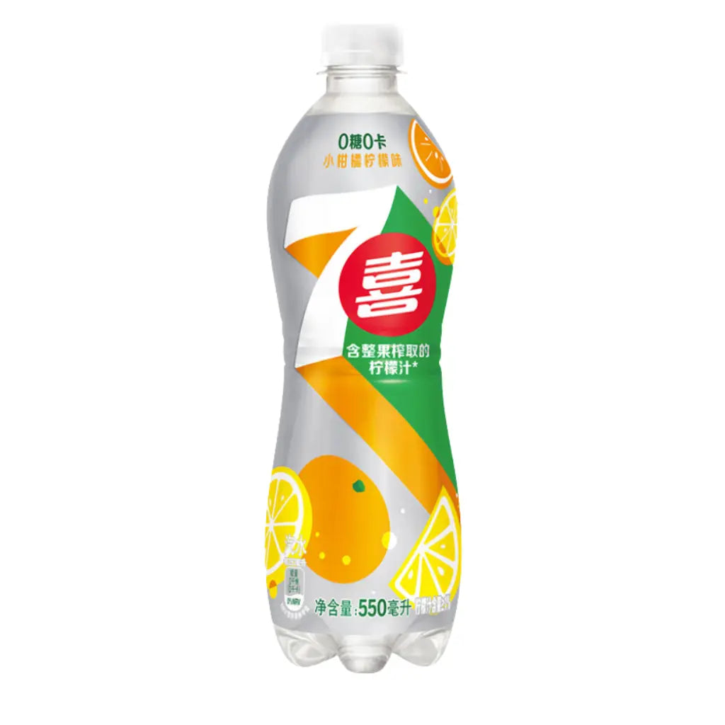 7Up Citrus Tangerine Lemonade Flavor Soda, 550ml — Exotic Snacks Company