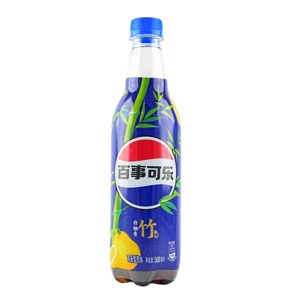 Pepsi White Grapefruit Green Bamboo Soda Flavor, 500ml — Exotic Snacks ...