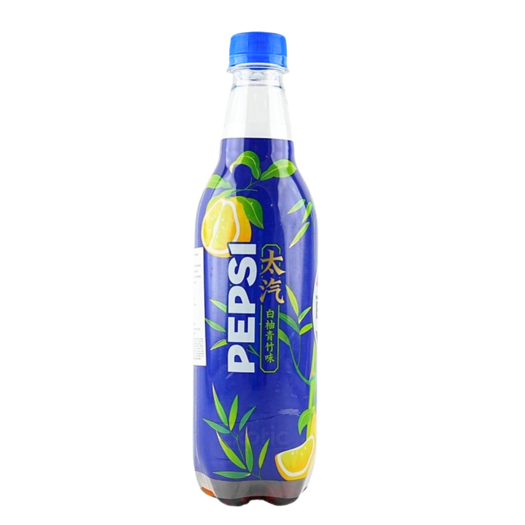 Pepsi White Grapefruit Green Bamboo Soda Flavor, 500ml — Exotic Snacks ...