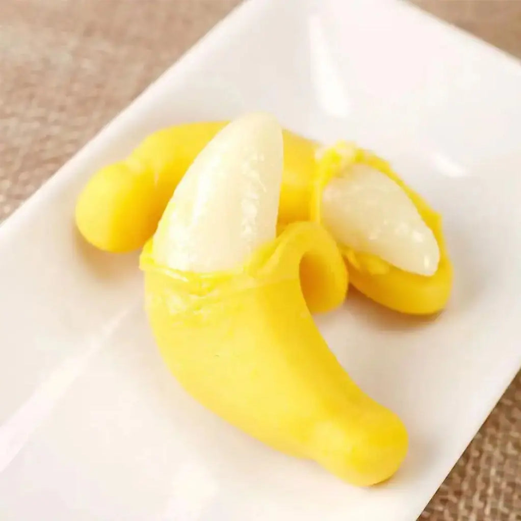 Banana Shaped Milk Gummy Candy 64g - Exotic Snacks Company