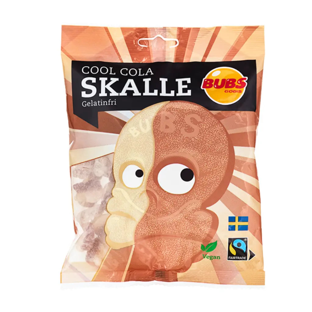 Bubs Cool Cola Skulls Swedish Candy, 90g — Exotic Snacks Company