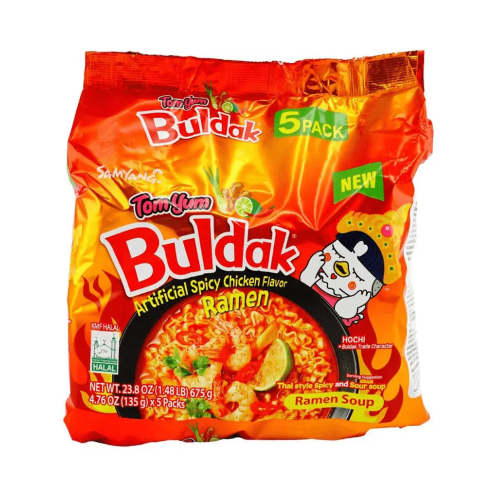 Samyang Buldak Spicy Tom Yum Hot Chicken Flavor Ramen — Exotic Snacks ...