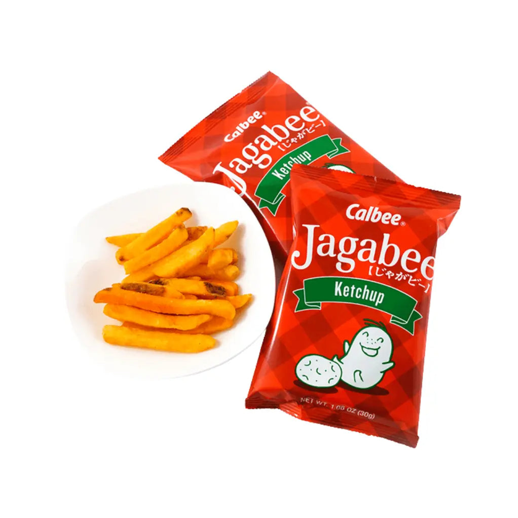 Calbee Jagabee French Fries Sticks Ketchup Flavor, 90g — Exotic Snacks ...