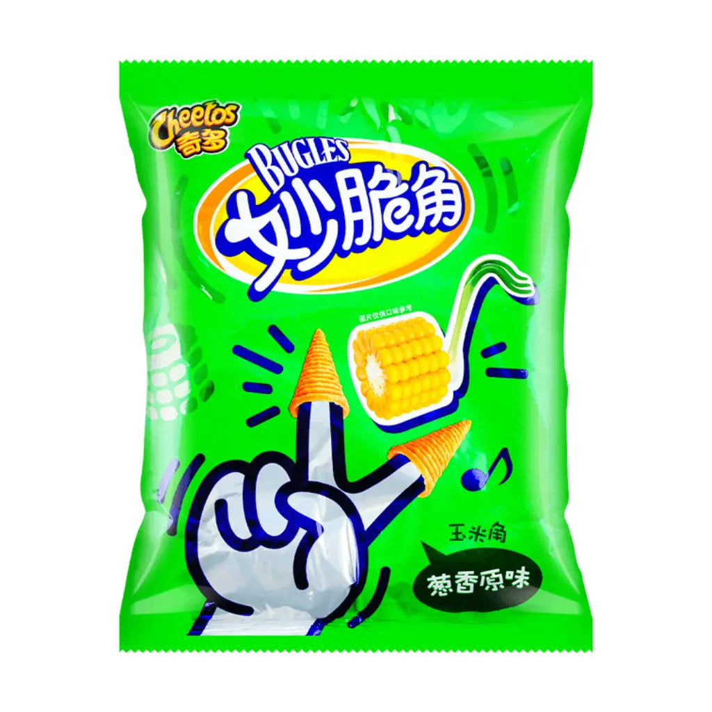 Cheetos Bugles Green Onions Corn Flavor, 65g — Exotic Snacks Company