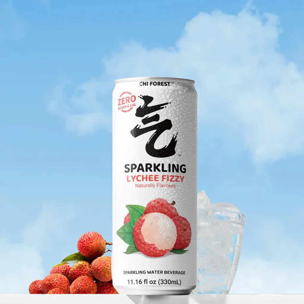 Chi Forest Lychee Flavor Fizzy Sparkling Water — Exotic Snacks Company