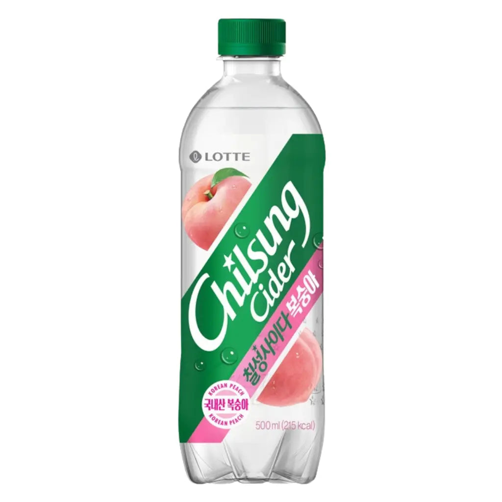 Chilsung Cider (Sprite of Korea) Peach Flavored Soda - 500ml — Exotic ...