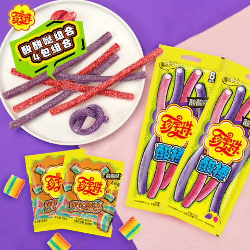 Chupa Chups Sour Jelly Rope Candy, 58g — Exotic Snacks Company