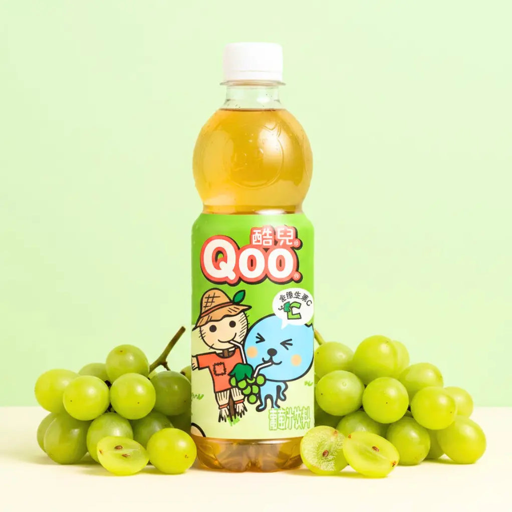 Coca-Cola Qoo Green Grape Flavor Juice Drink, 450ml — Exotic Snacks Company