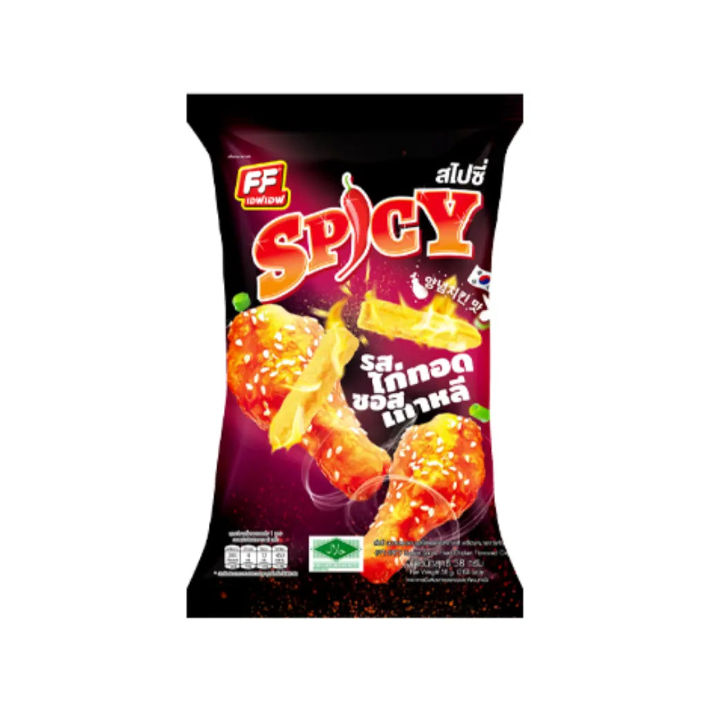 FF Spicy Korean Fried Chicken Flavor Crackers, 58g — Exotic Snacks Company