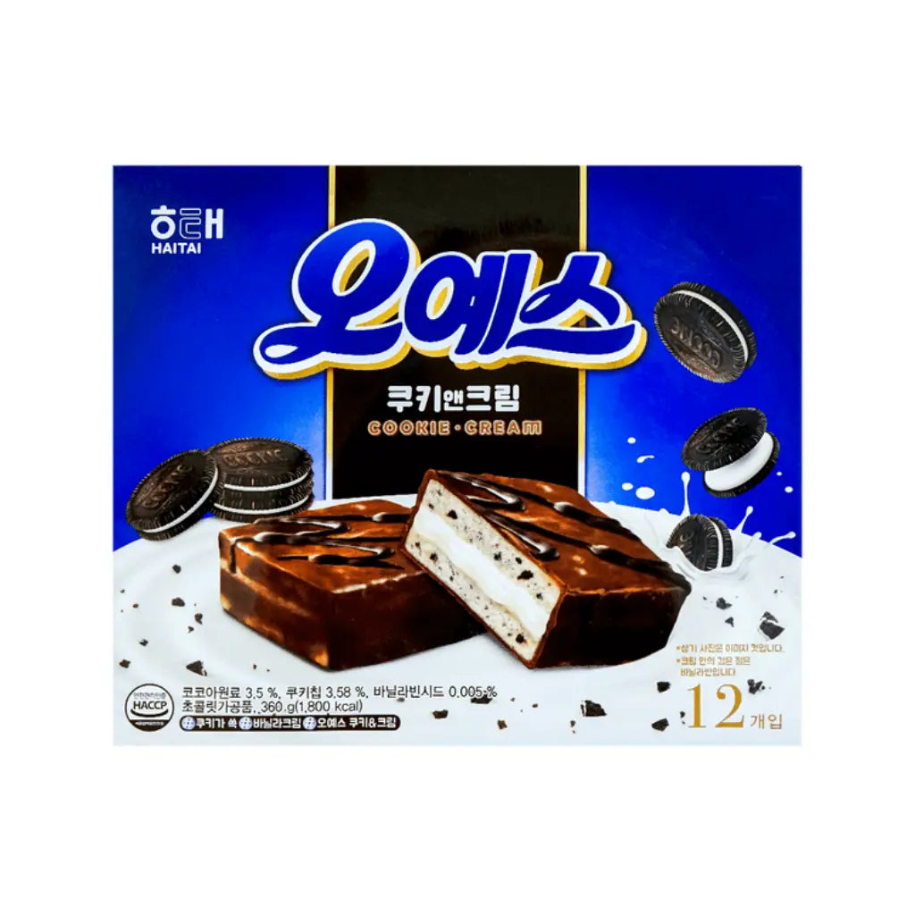 Haitai Oh Yes! Cookies and Cream Cakes, 360g — Exotic Snacks Company