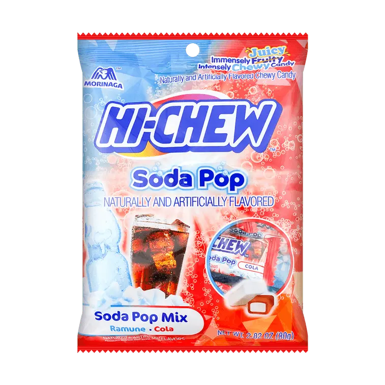 Hi-Chew Ramune Soda & Ice Cola Soft Candy, 80g — Exotic Snacks Company