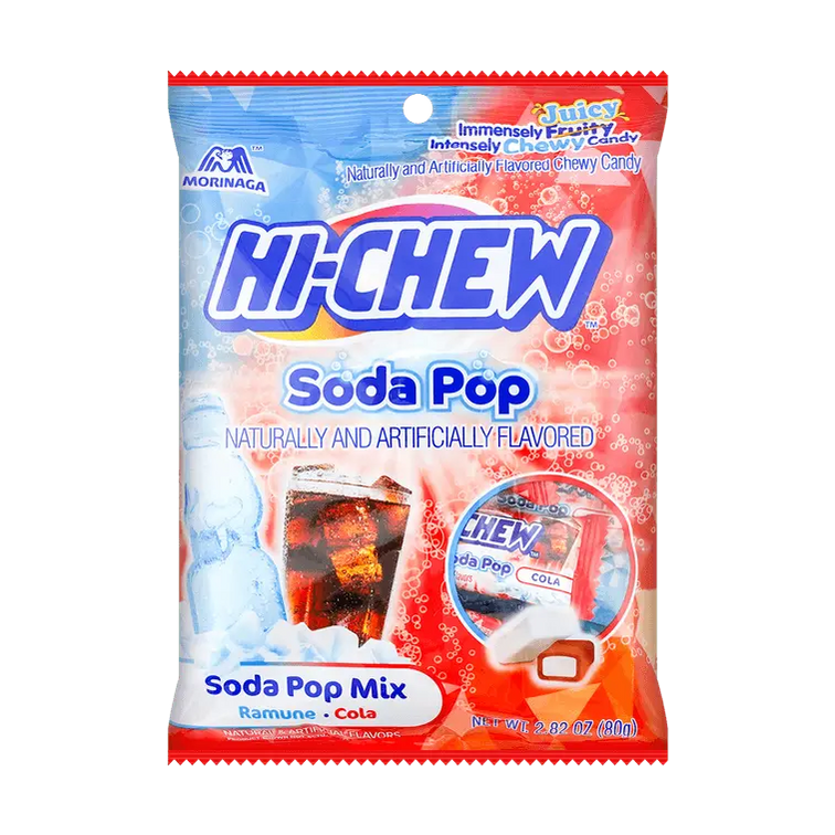 Hi-Chew Ramune Soda & Ice Cola Soft Candy, 80g — Exotic Snacks Company