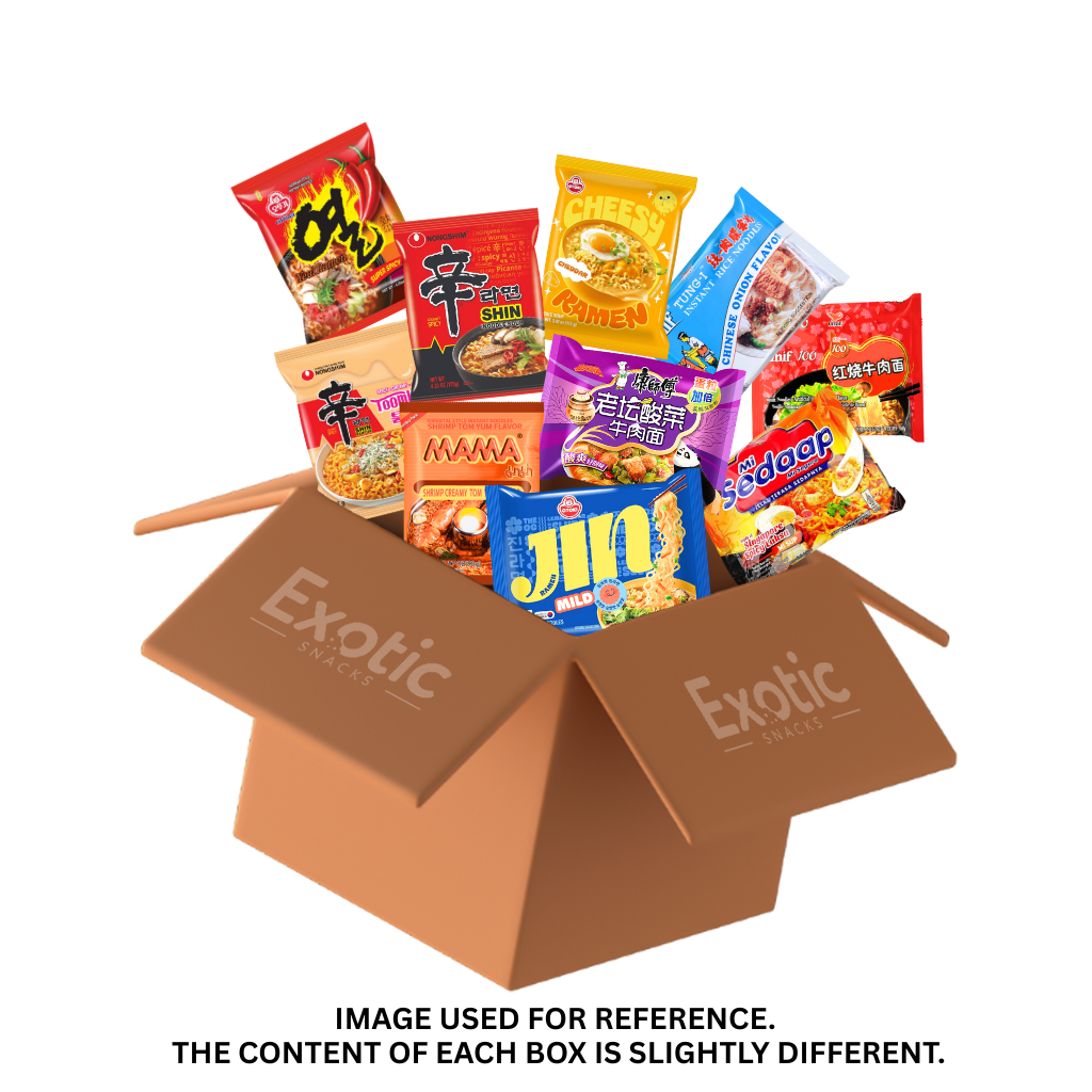 Exotic Asian Instant Ramen Mystery Box, 10 Full Size Packs — Exotic ...