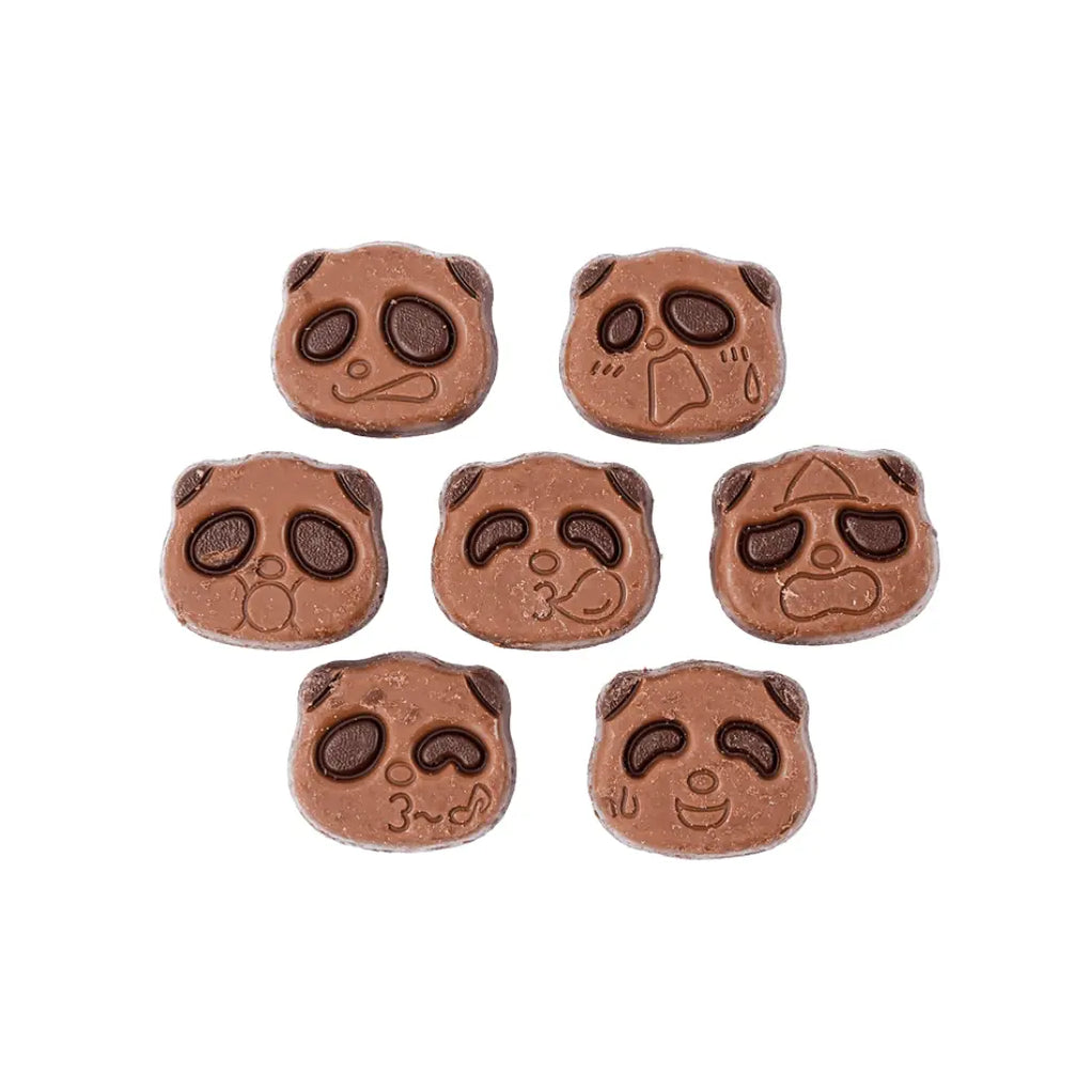 Kabaya Custard Strawberry Tart Chocolate Flavor Panda Shaped Biscuits ...