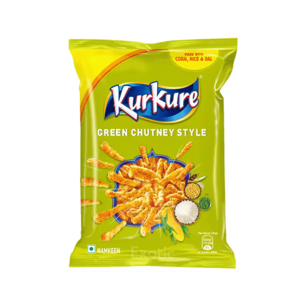 Kurkure Green Chutney Style Chips, 90g — Exotic Snacks Company