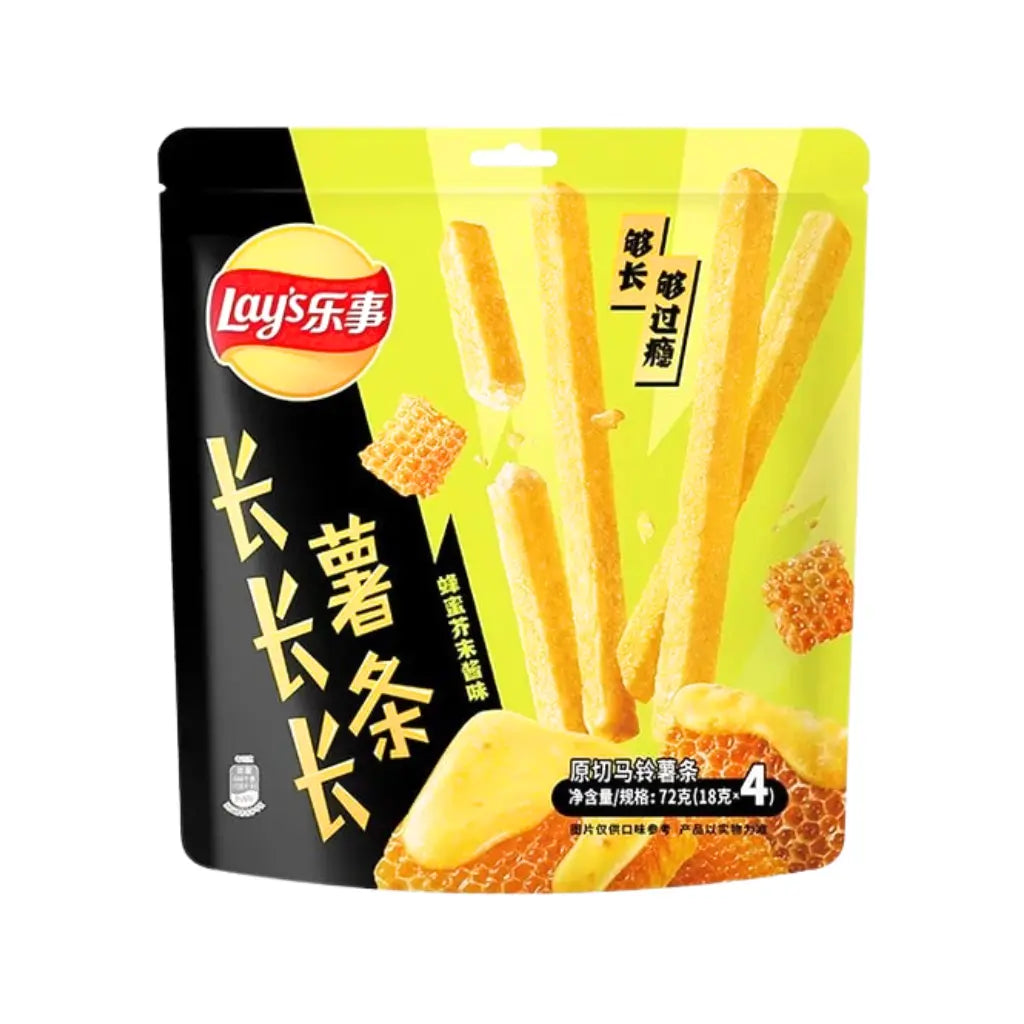 Lay's Long Fries With Honey Mustard Potato Flavor Chips, 72g — Exotic ...