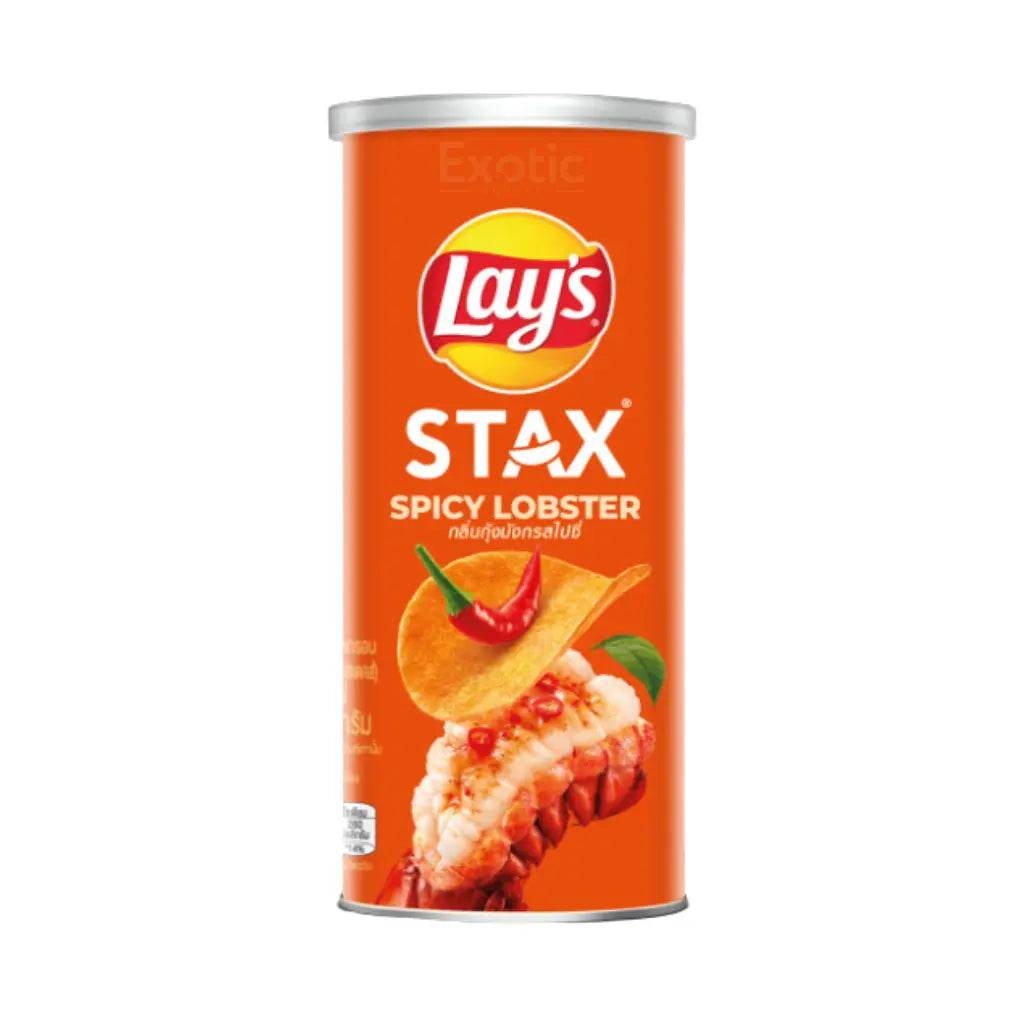 Lay's Stax Spicy Lobster Flavored Potato Chips, 70g — Exotic Snacks Company