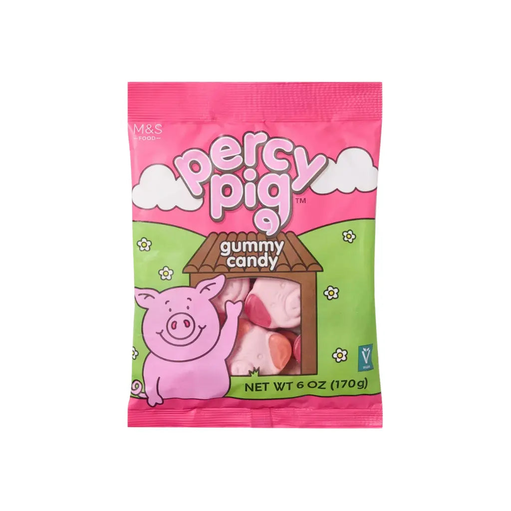 M&S Percy Pigs Gummy Candy, 170g — Exotic Snacks Company