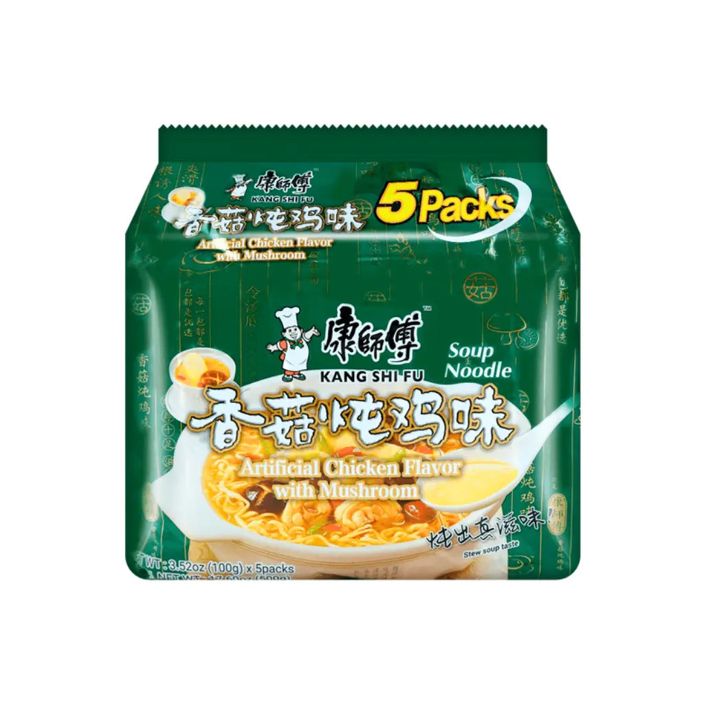 Master Kong Mushroom & Chicken Flavor Instant Noodles, 5 Pack — Exotic ...