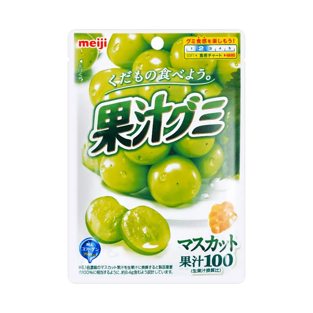 Meiji Gummy Candy Muscat Grape Flavor, 54g — Exotic Snacks Company