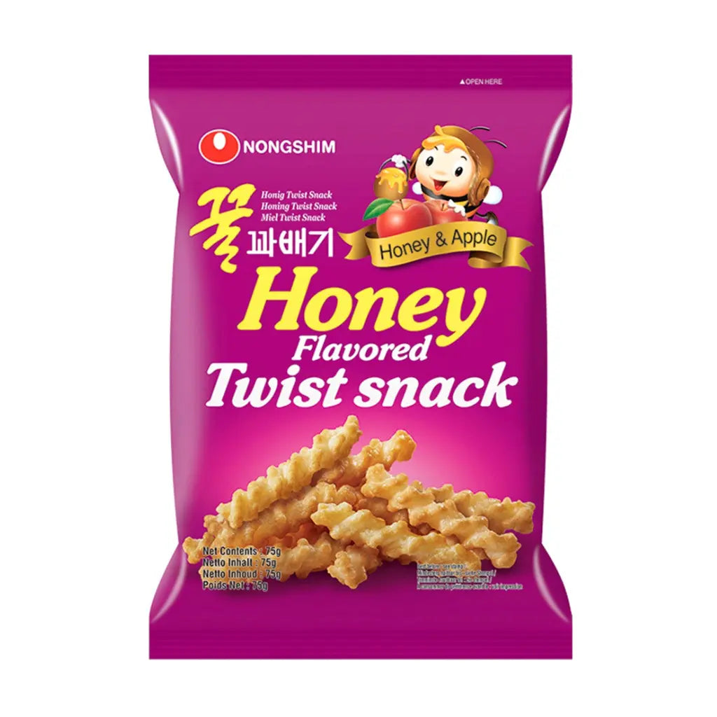 Nongshim Honey Flavored Twisted Snack - 75g - Exotic Snacks Company