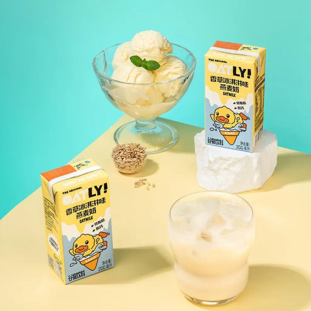 Oatly Vanilla Ice Cream Drink, 3 Packs*200ml — Exotic Snacks Company
