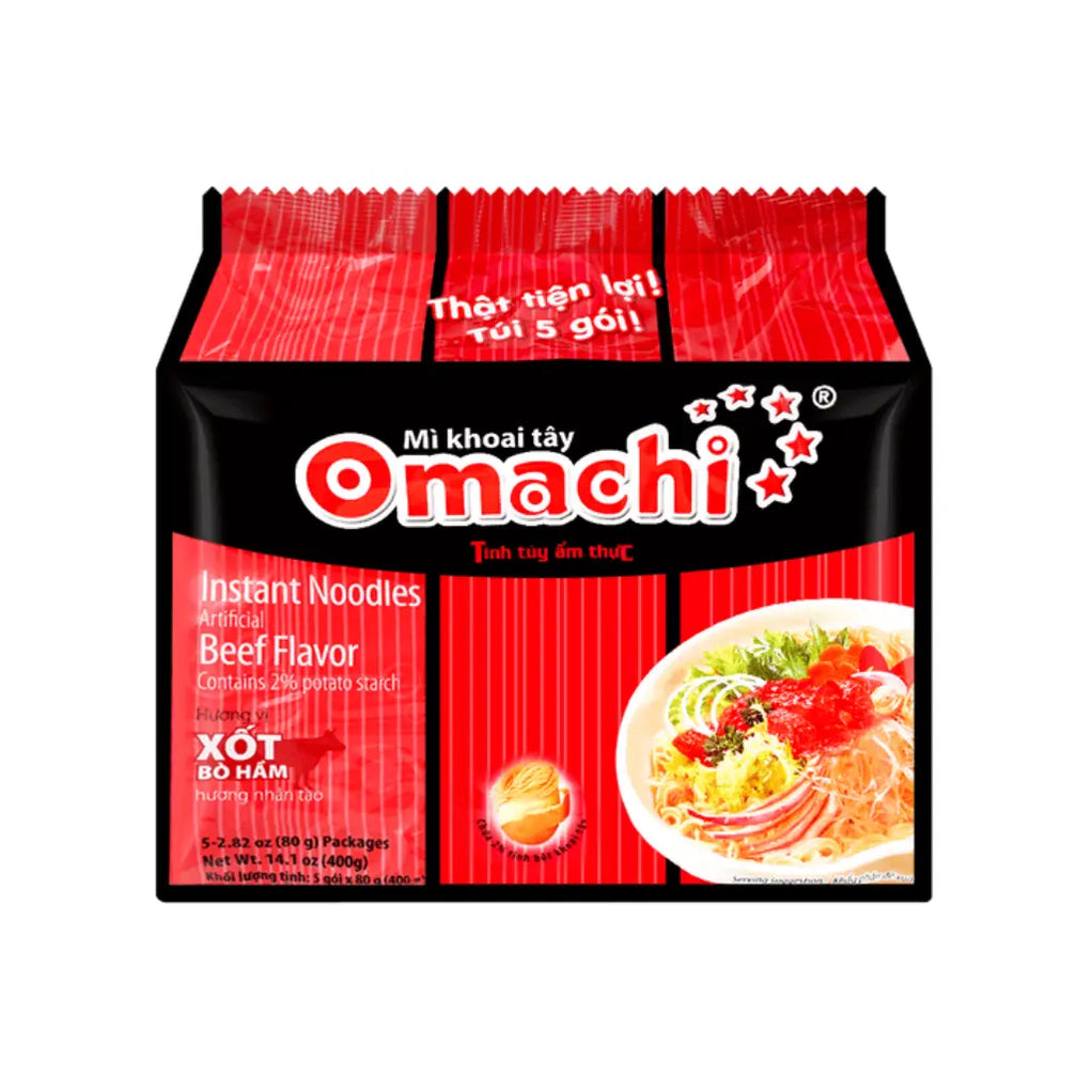 Omachi Vietnamese Instant Noodles Beef Flavor — Exotic Snacks Company