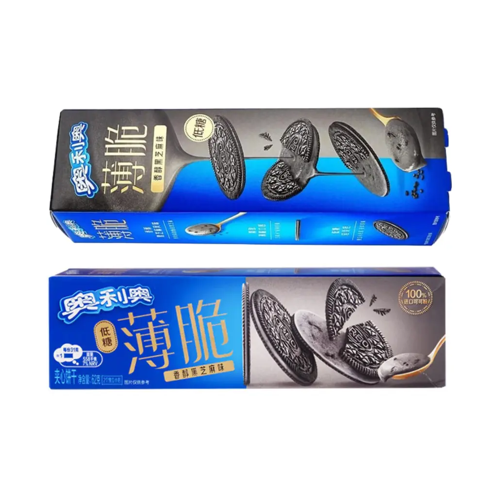 Oreo Cookies Thins Crispy Rich Black Sesame Flavor, 62g — Exotic Snacks ...