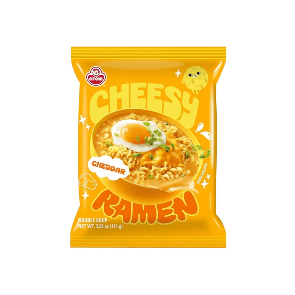 Otoki Cheesy Ramen, Cheddar Flavor Non-Spicy Creamy Korean Instant ...