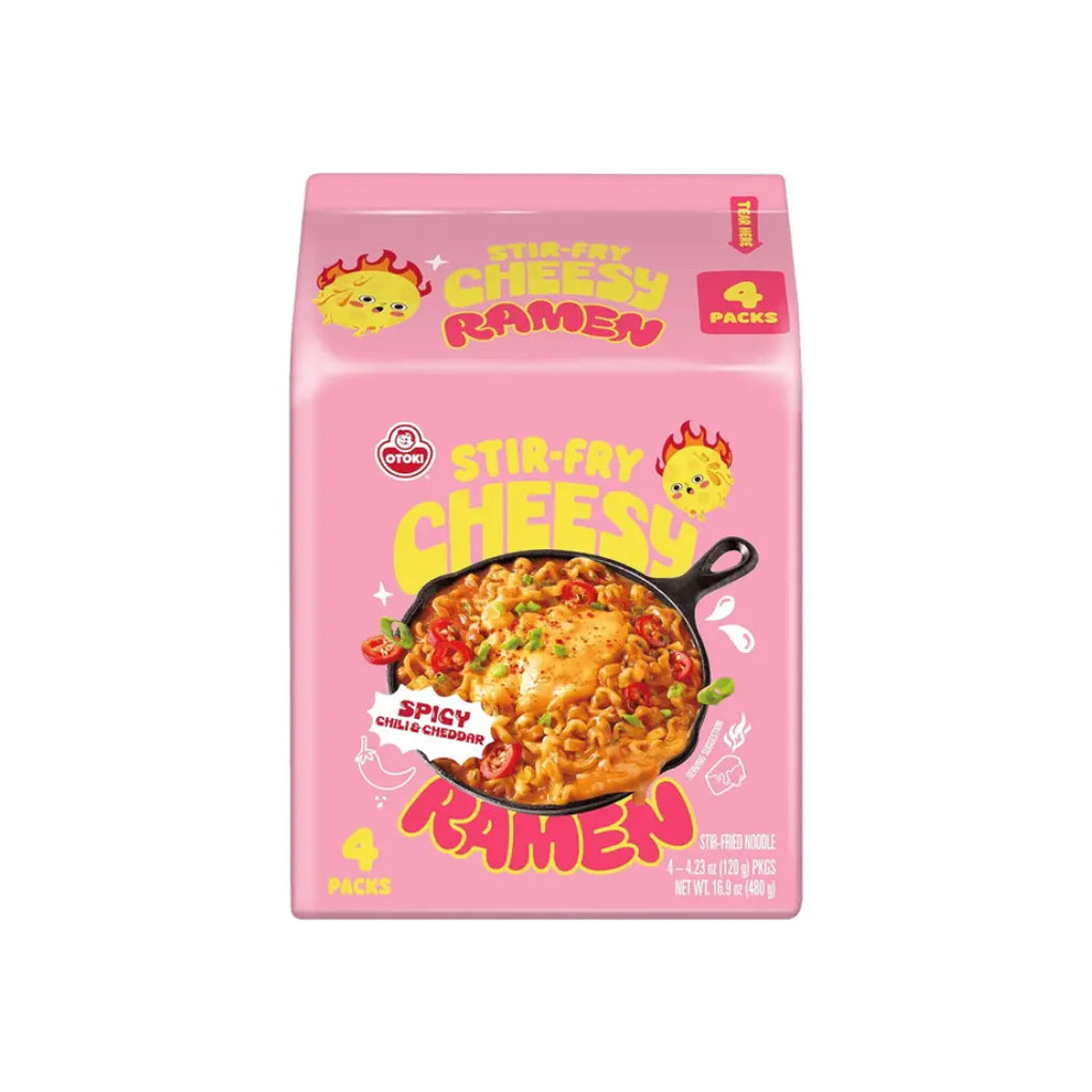 Otoki Cheesy Ramen, Cheddar Flavor Non-Spicy Creamy Korean Instant ...