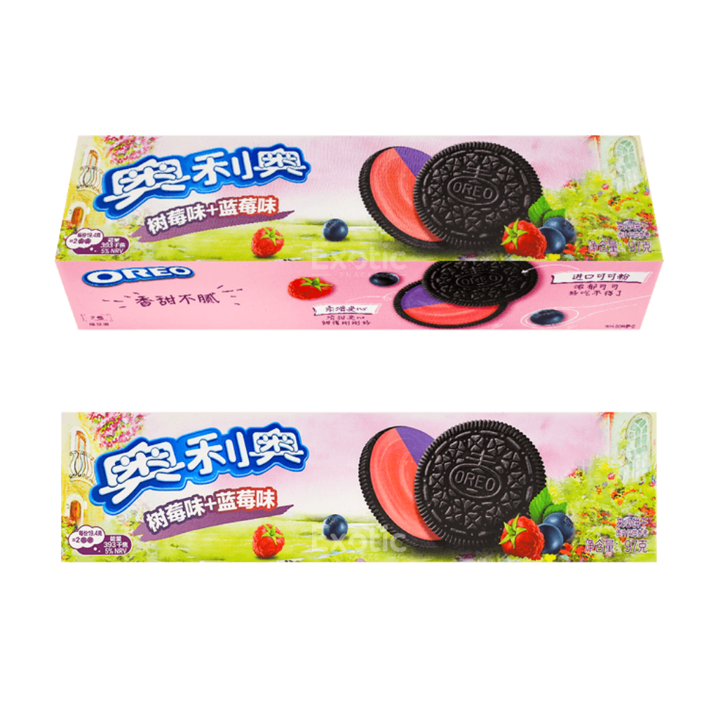 Oreo Cookies Raspberry & Blueberry Flavor, 97g — Exotic Snacks Company