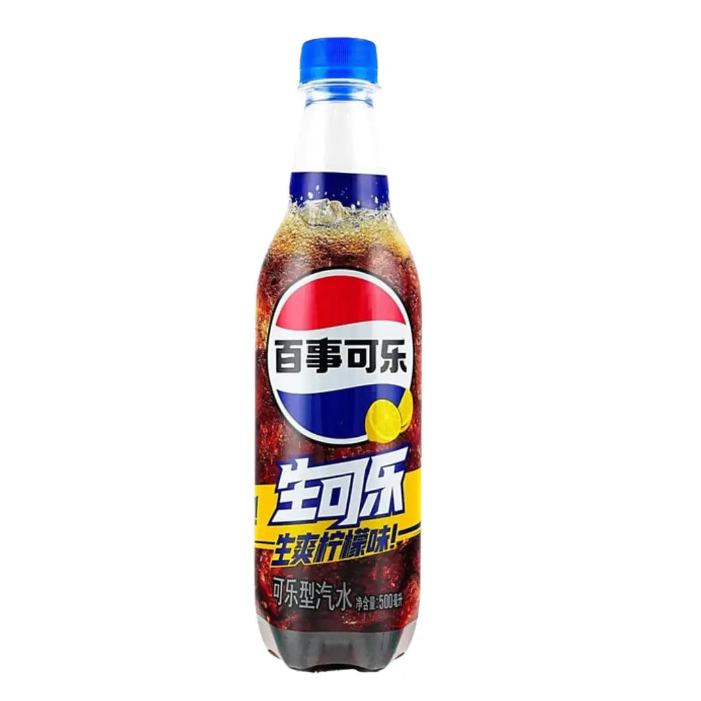 Pepsi Lemon Flavor Soda, 500ml — Exotic Snacks Company