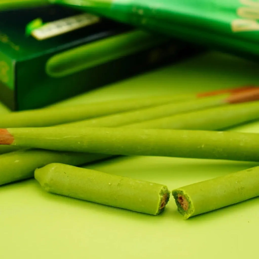 Pocky Biscuits Double Matcha Flavor, 71g — Exotic Snacks Company