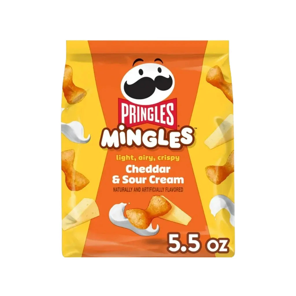 Pringles Mingles Cheddar and Sour Cream Puffed Snack, 5.5oz — Exotic ...