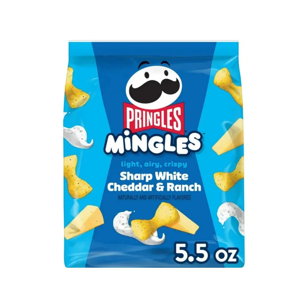 Pringles Mingles Sharp White Cheddar and Ranch Puffed Snack, 5.5oz ...