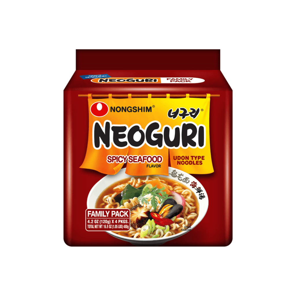 Nongshim Neoguri Udon Ramen Instant Noodle Spicy Seafood Flavor ...