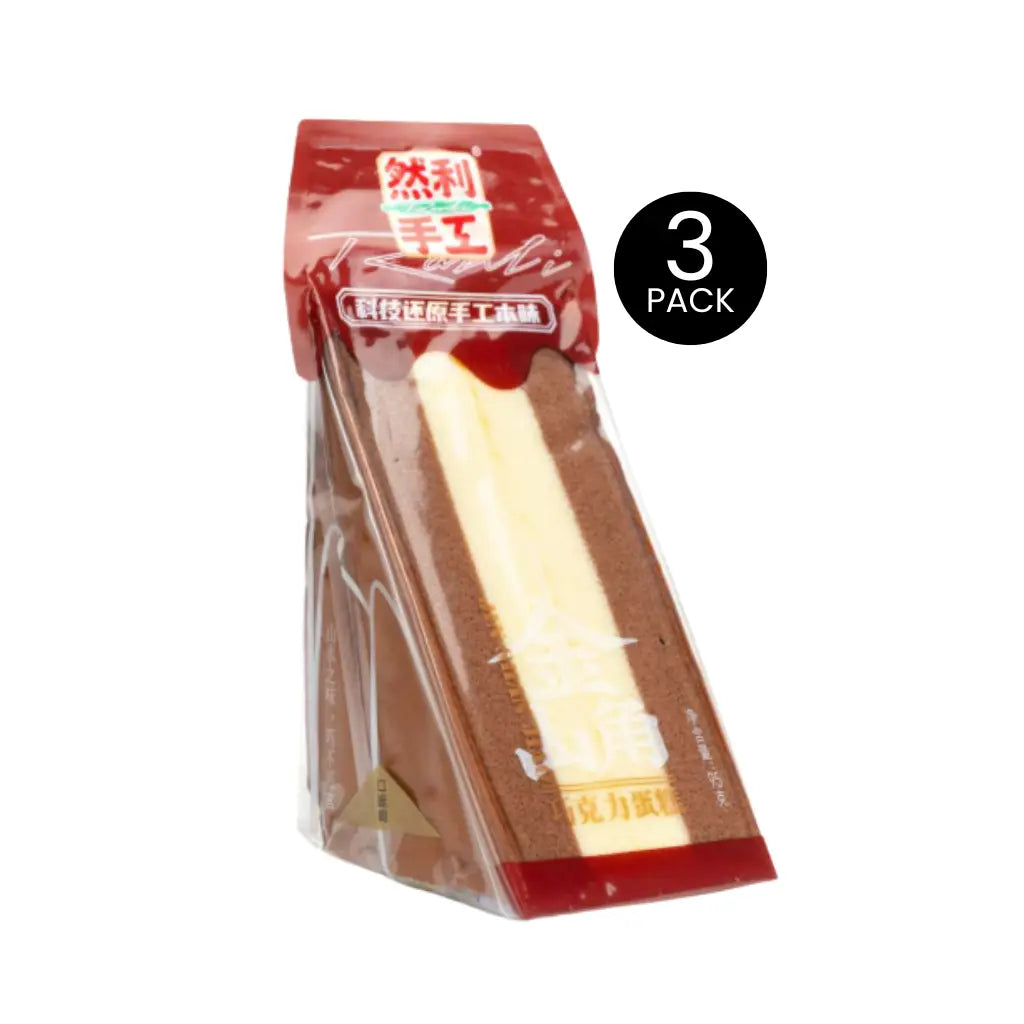 Ranli Sponge Cake Sandwich Chocolate Flavor 95g x 3pc — Exotic Snacks ...
