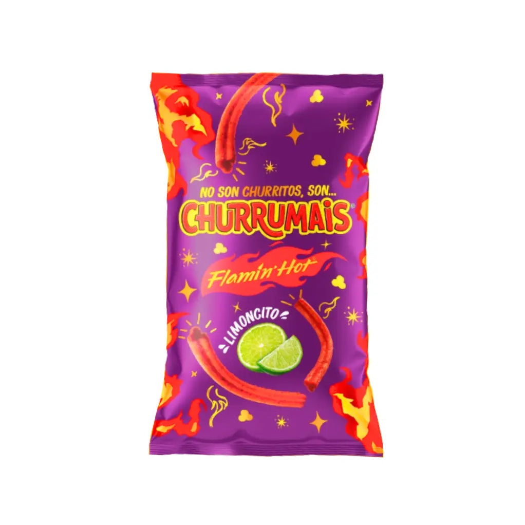 Sabritas Churrumias Flamin Hot Limoncito Flavor Chips, 185g — Exotic ...