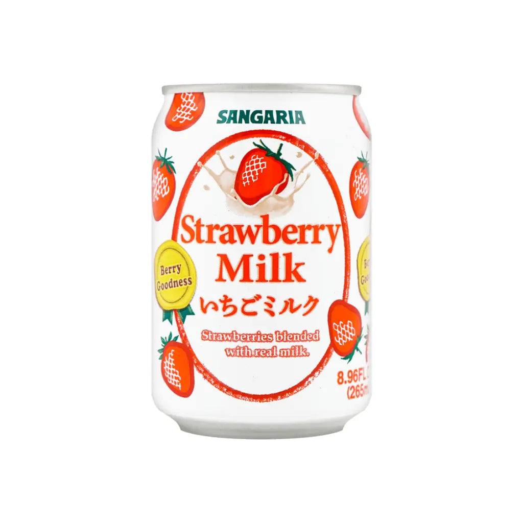 Sangaria Strawberry Milk Blended with Real Milk, 265ml — Exotic Snacks ...