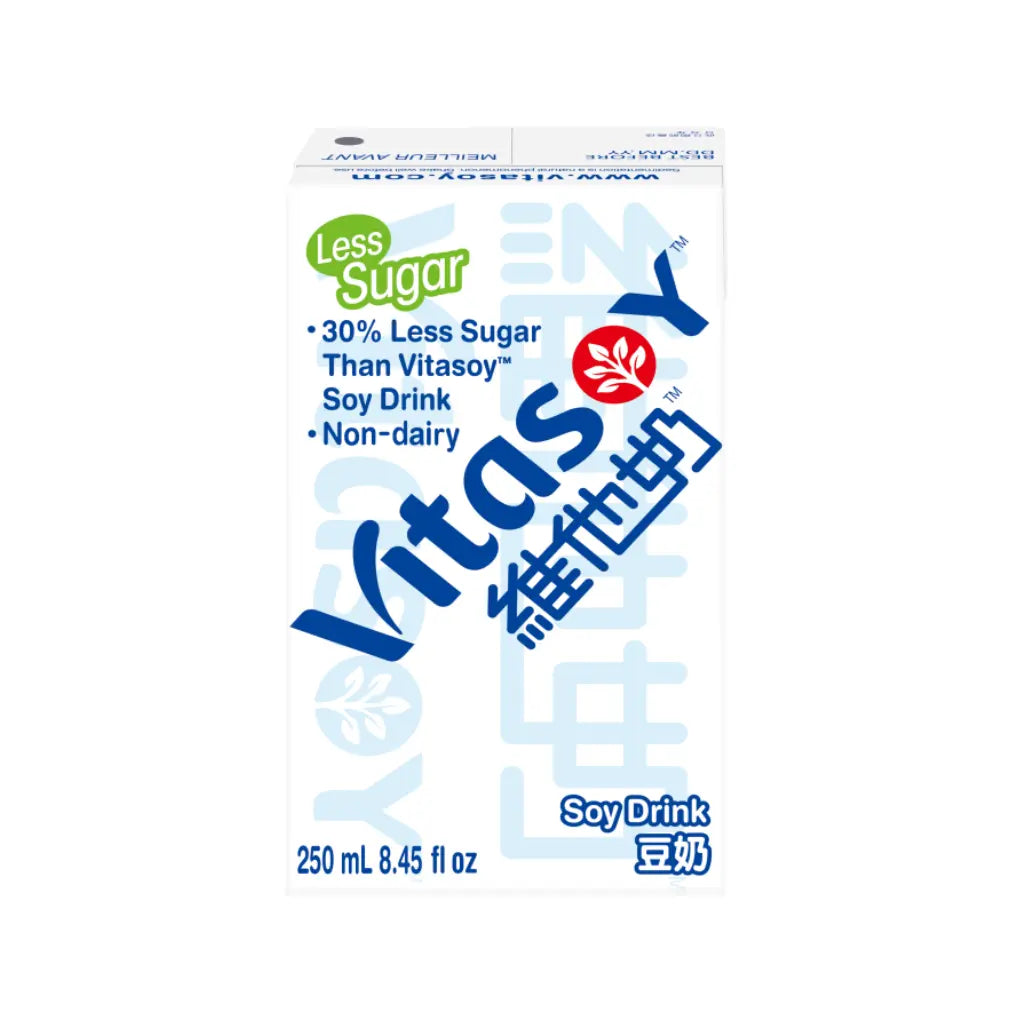 Vitasoy Less Sugar Soy Bean Milk Box Drinks - 250ml — Exotic Snacks Company