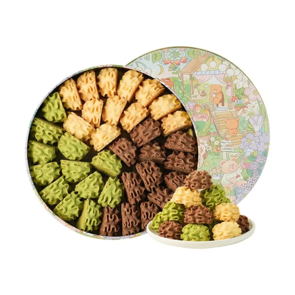 Yotime Small Flower Butter Cookies, 12.35oz — Exotic Snacks Company
